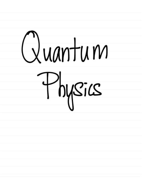 History of Quantum Mechanics | PPTX