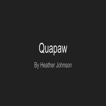Quapaw | PPT