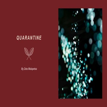Quarantine | PPTX