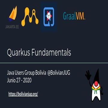 Quarkus fundamentals | PDF