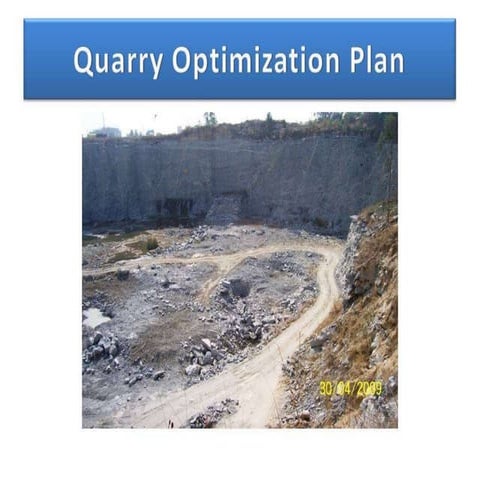 Quarry visualization module | PPT