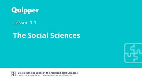 BRANCHES OF SOCIAL SCIENCE | PPTX