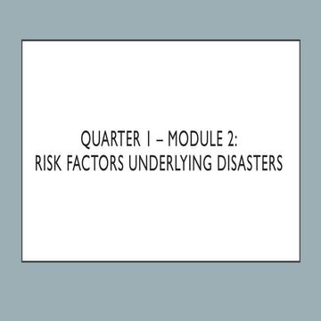 quarter 1 module 2 disaster readiness and risk reduction | PPTX