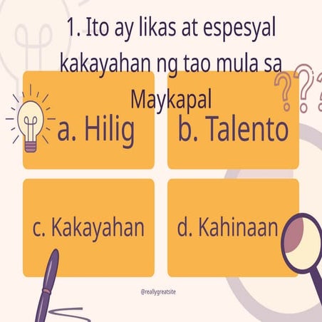 Quarter-1-Quiz2-ESP-talento at hilig.pptx