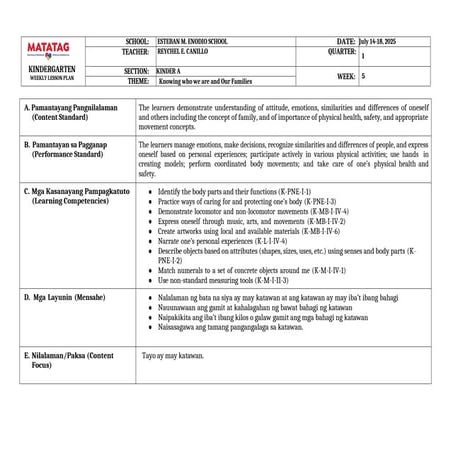 LE_GMRC1_Q2_W1_v2.pdf LESSON EXEMPLAR IN GRADE 1 | PDF