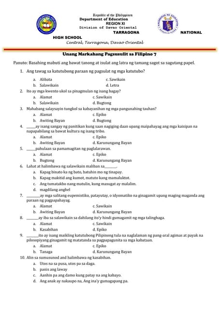 9 kahulugan ng salita sa pamamagitan ng kasalungat | PDF