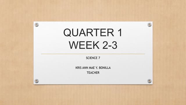 Elements and compounds grade 7 (first quarter) | PPT