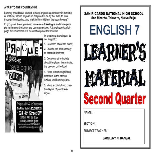 Grade 7 Quarter 2 learners material | PDF