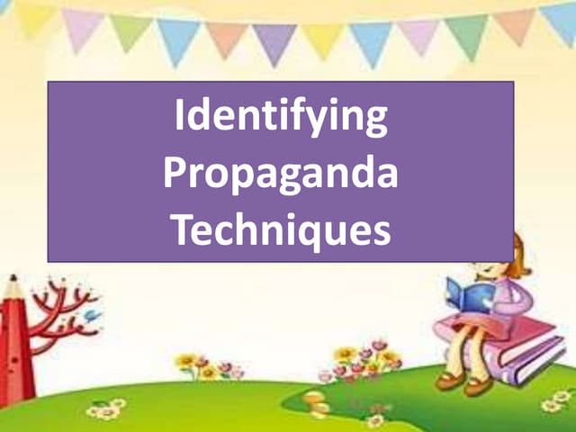 ENG 8 - Propaganda Techniques.pptx