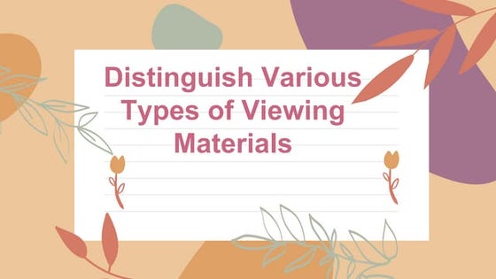 Types of Viewing Materials Grade 5 Quiz.pptx