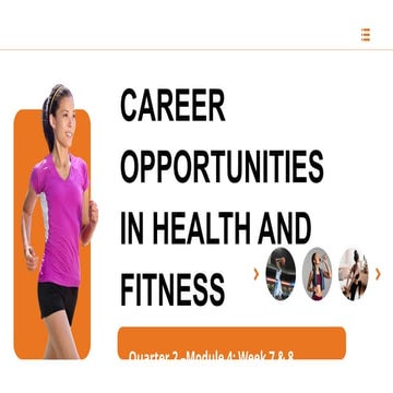Quarter 2 –Module 4 Week 7 & 8 Career Opportunities.pptx