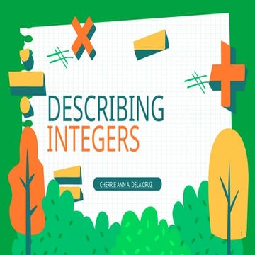 Quarter 2 Module 8-10 Describing integer | PPTX