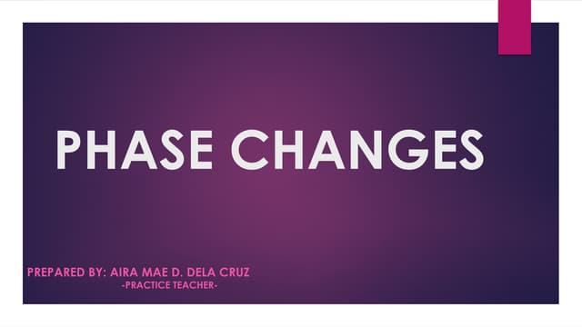 Change of state | PPT