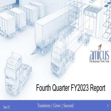 Quarter 4 and Annual Results FY23 Logistics Industry | PPT