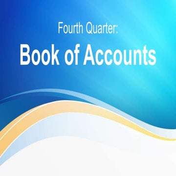 FABM 1 Book of Accounts | PDF