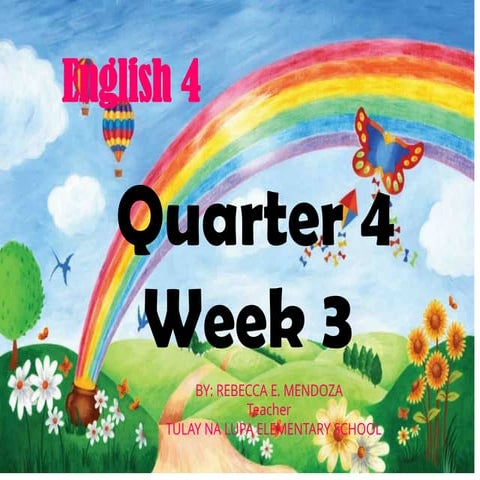 QUARTER 4 WEEK 3 ENGLISH4.powerpoint presentation | PPTX