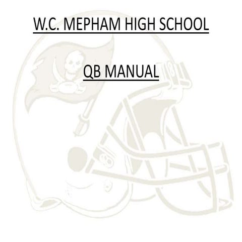 Anthony Cracco - Quarterback Manual Mepham | PPTX