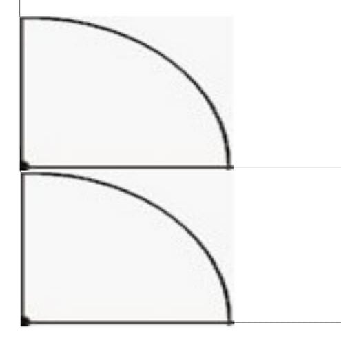 Quarter circle color worksheet | PDF