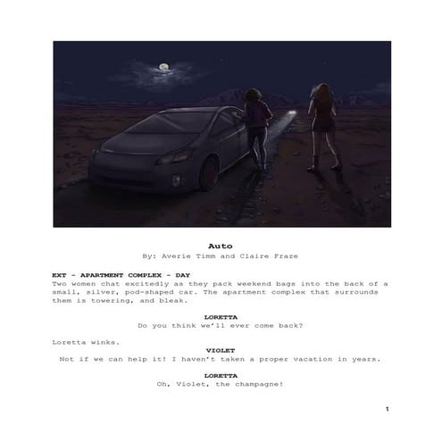 Auto : A Short Story About Self Driving Cars | PDF