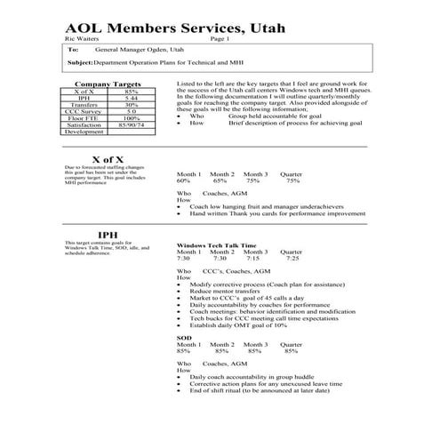 Quarterly goalsfor you | PDF