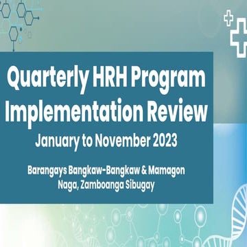 Quarterly HRH Program Implementation Review 2023.pptx | Pregnancy ...