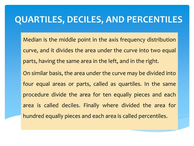 Statistical Methods: Quartile, Decile, Percentile.pptx