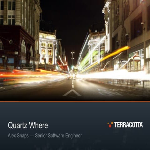 Introduction to Quartz Where | PPT