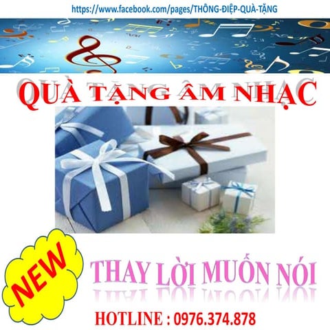 Qua tang am nhac | PPTX