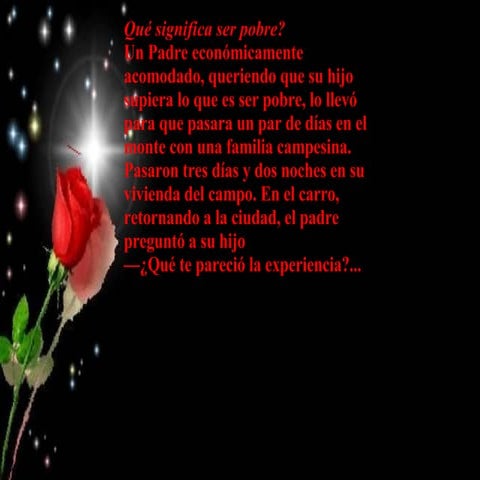 Que Significa Ser Pobre | PDF