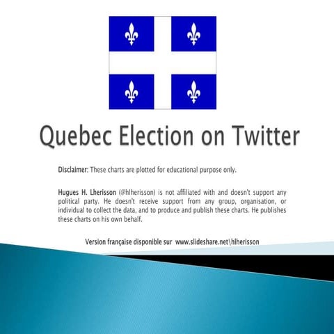Quebec Election 2012 on Twitter | PPT