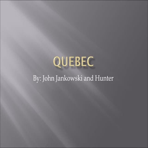 Quebec | PPT