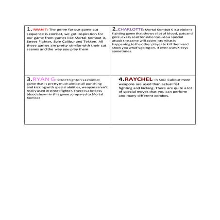 Que card template | PDF