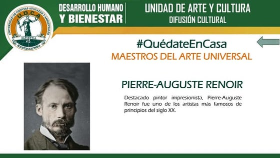 Pierre Auguste Renoir pintor siglo XIX (1841-1919) | PPT