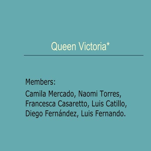 Queen Victoria | PPT