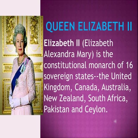 Queen Elizabeth II | PPT