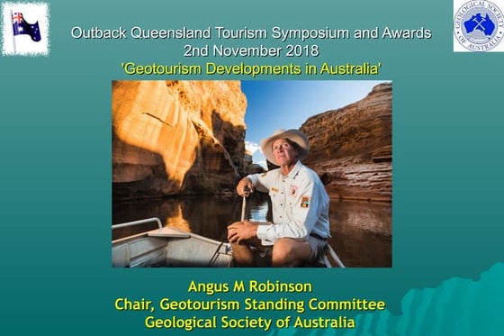 Geotourism and a Geopark in the Margaret River Region: Mark Delane | PPT