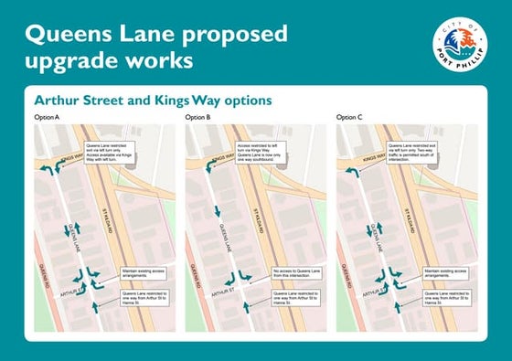 Queens Lane proposed upgrade works | PDF