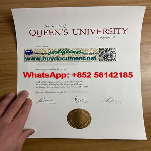 Queen's University diploma. Buy Queen's University degree | PDF