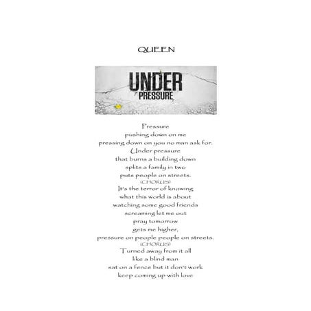 Queen_Under Pressure | PDF