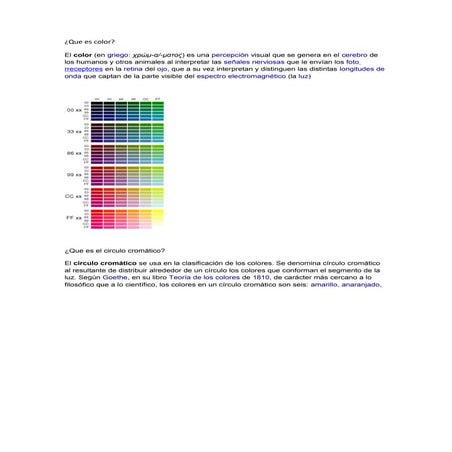El color en la educación | PPTX