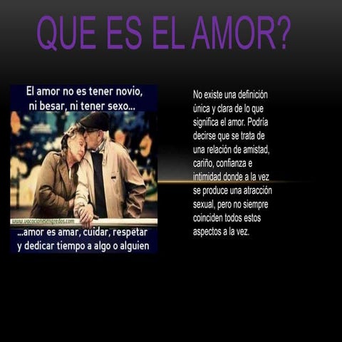 El amor y la amistad | PPTX