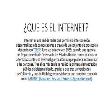 Que es el internet | PDF