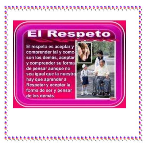 El respeto | PPTX