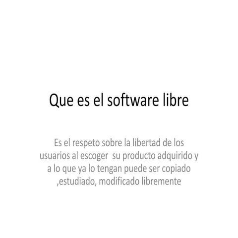 Introduccion al Software Libre | ODP