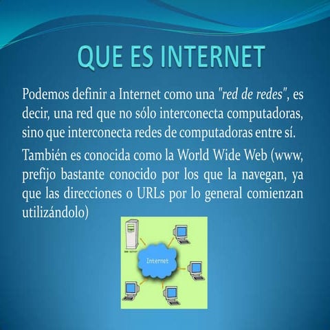 Que es internet | PPTX