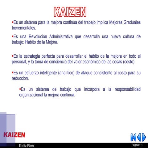 Que es Kaizen | PPT