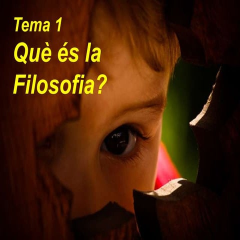 Què és la Filosofia? | PPTX