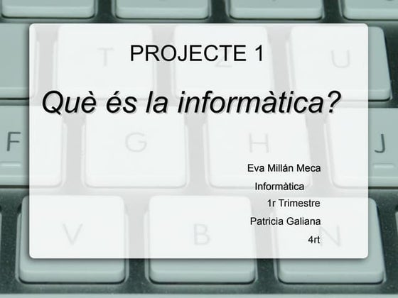 Poster informatica | PPT