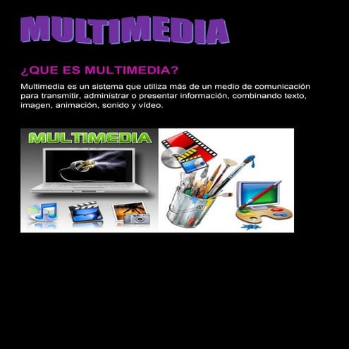 Que es multimedia respuestas ok | DOCX