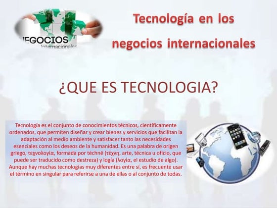 Qué Es La TecnologíA 1 | PPS